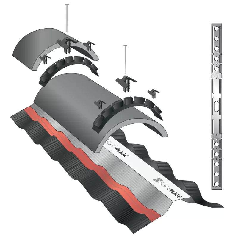 SupaRidge Pro Line 6m Dry Ridge System – ABN Low Maintenance Building ...